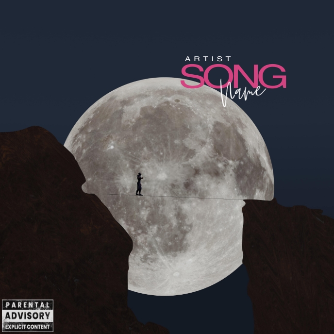 Moon album cover design Template | PosterMyWall