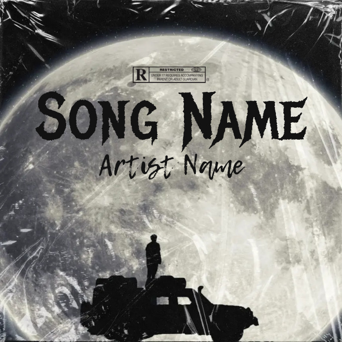 Moon Album Cover music art trap mixtape rap ( Template | PosterMyWall