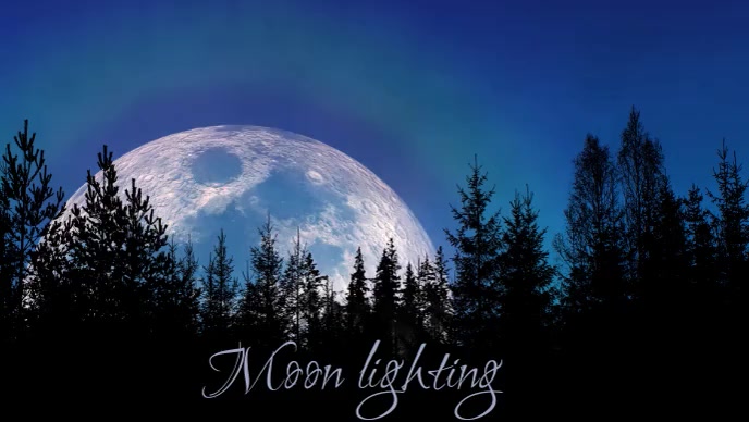 moon lighting video Template | PosterMyWall