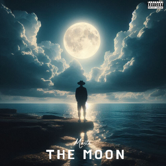 Copy of Moon Mixtape Album Cover Album Cover | PosterMyWall
