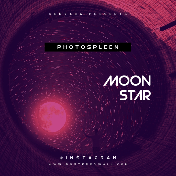 Moon Star CD Cover Template | PosterMyWall