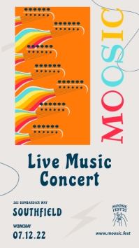 Moosic Concert Template | PosterMyWall