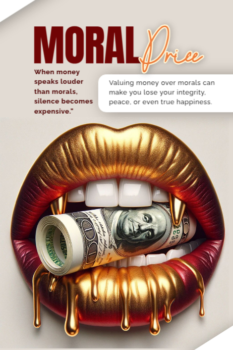 Moral, moral price, mortality Template | PosterMyWall