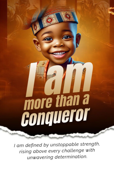 Copy of More than conqueror | PosterMyWall