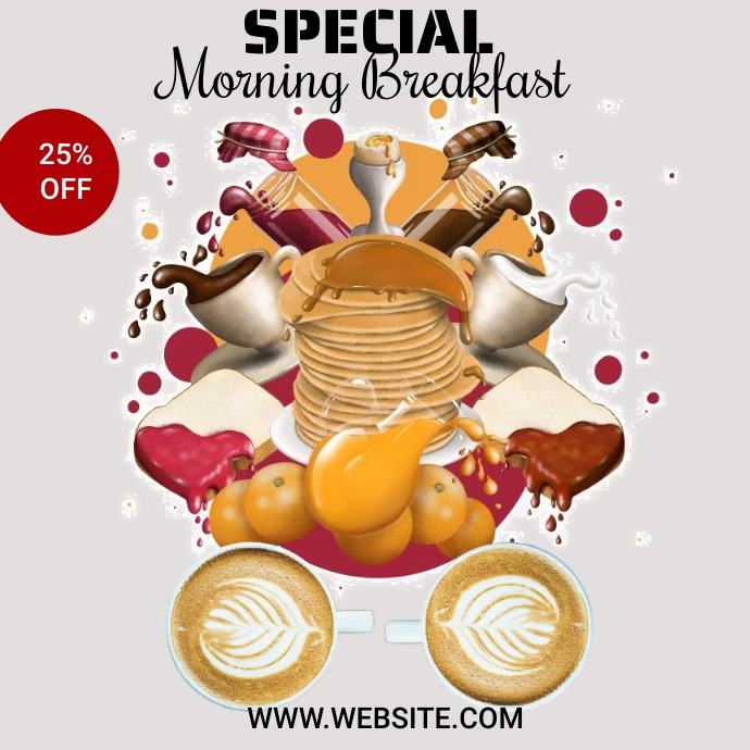 Morning breakfast Template | PosterMyWall