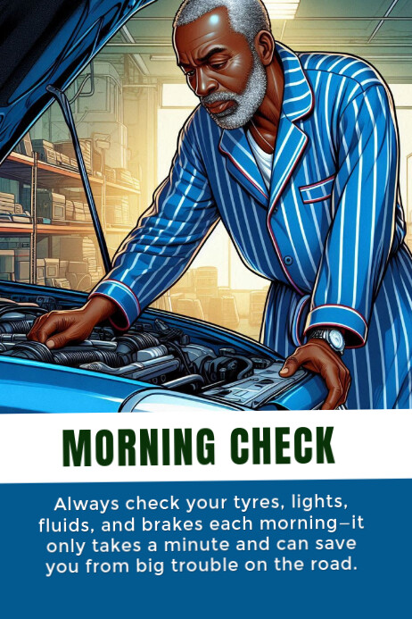 Plantilla de Morning check | PosterMyWall