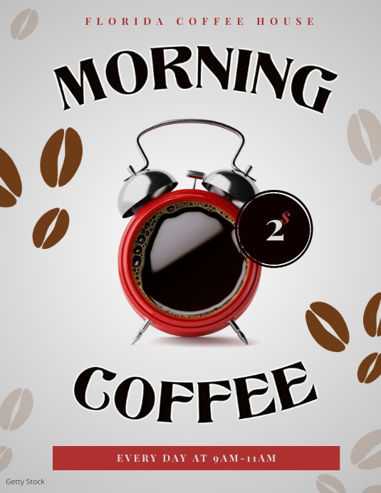 Morning Coffee sale Flyer ad template | PosterMyWall