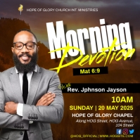 morning devotion Template | PosterMyWall