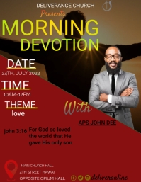 morning devotion Template | PosterMyWall