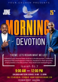 morning devotion Template | PosterMyWall
