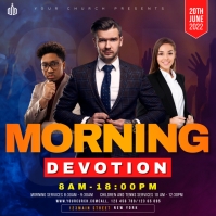 Morning devotion service poster Template | PosterMyWall