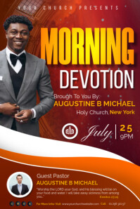 morning devotion Template | PosterMyWall