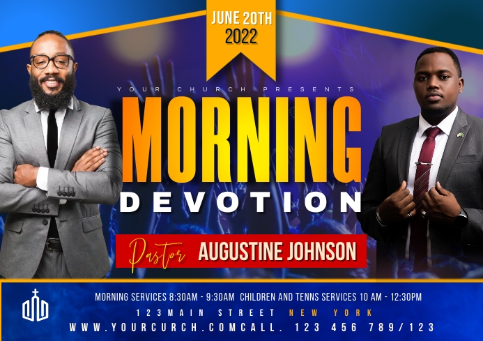 Morning Devotion Template | PosterMyWall