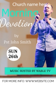 Morning Devotion Template | PosterMyWall