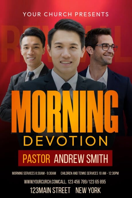Copy of Morning Devotion | PosterMyWall