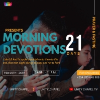 Morning devotion flyer Template | PosterMyWall