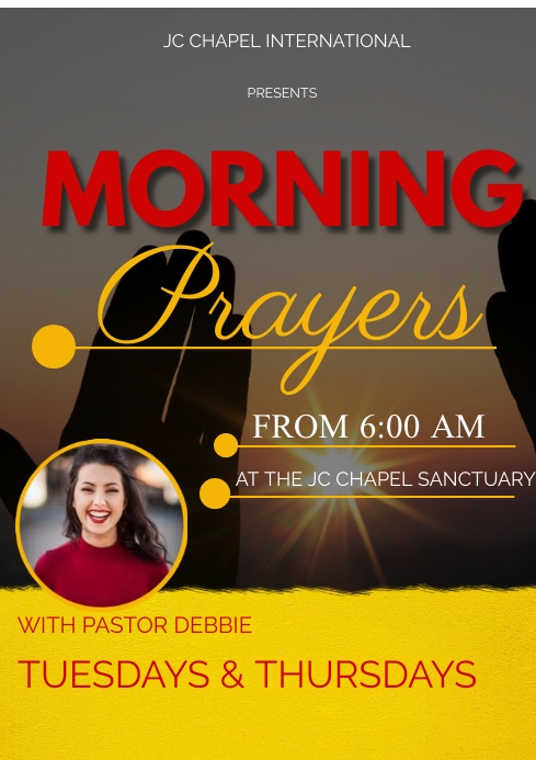 Copy of Morning devotion template | PosterMyWall