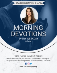 Morning devotions flyer Template | PosterMyWall