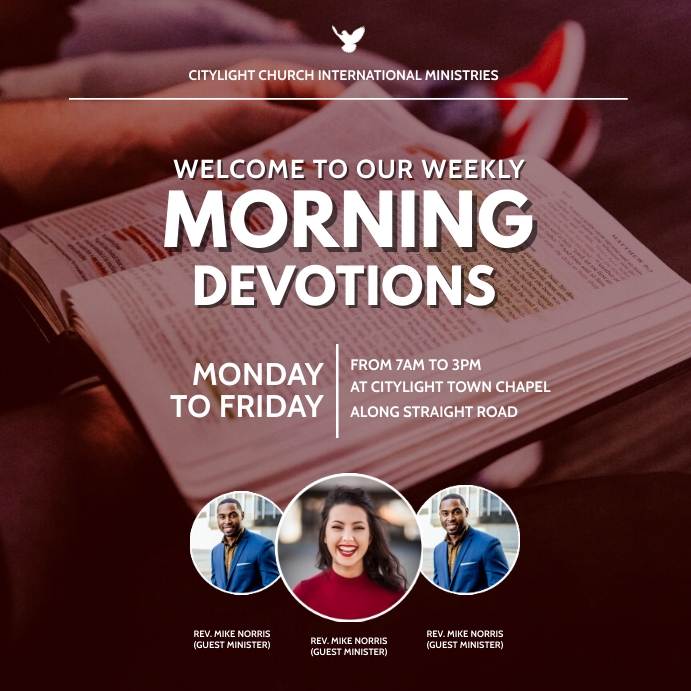 แม่แบบใบปลิวอุทิศตอนเช้า เทมเพลต | PosterMyWall