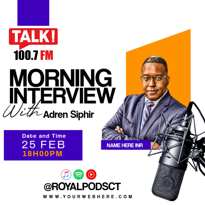 Copy of morning interview | PosterMyWall