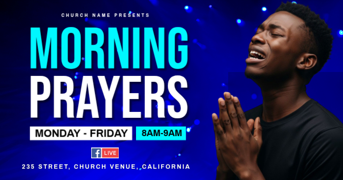 morning prayers Template | PosterMyWall