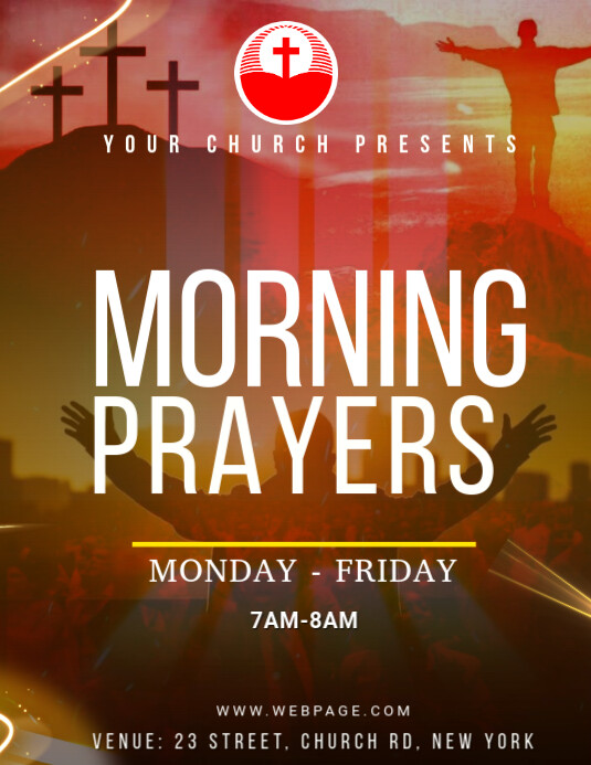 Copy of morning prayers | PosterMyWall
