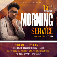 Morning Service Template | PosterMyWall