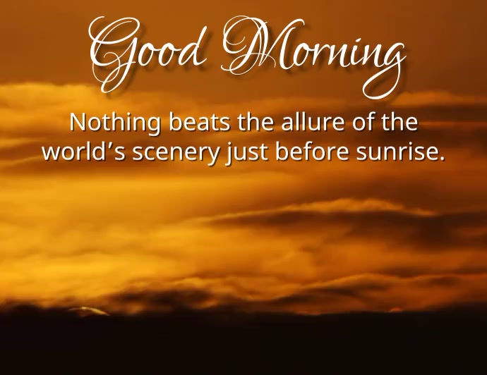 Plantilla de Morning wish | PosterMyWall