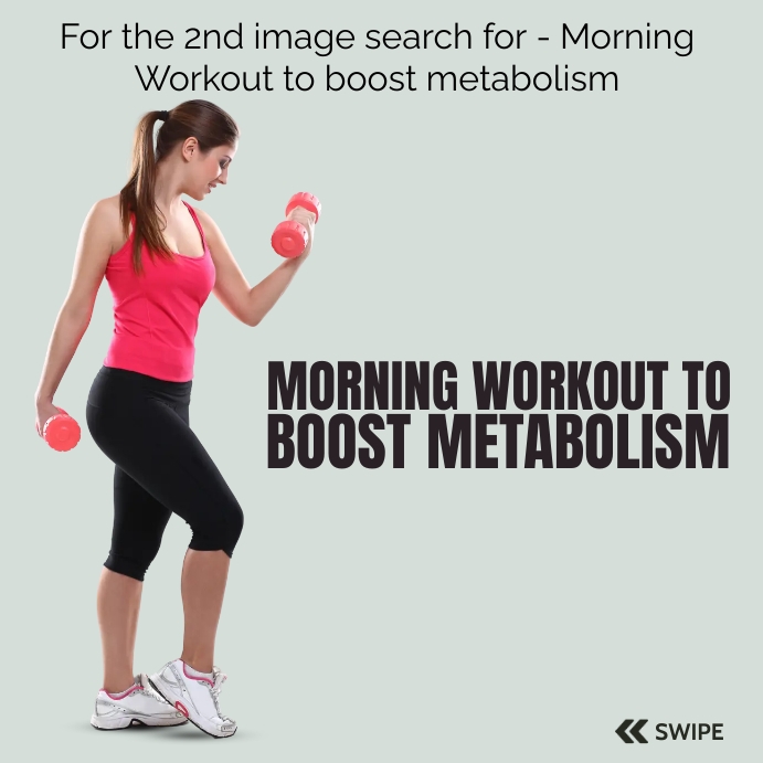 Morning Workout to boost metabolism Template | PosterMyWall
