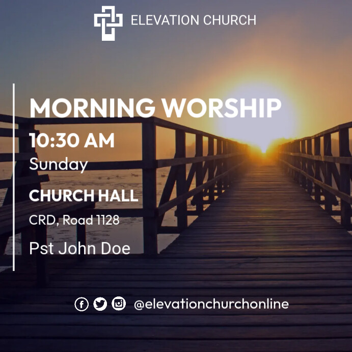 Copy of MORNING WORSHIP (1) | PosterMyWall