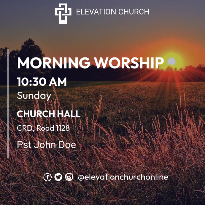 Copy of MORNING WORSHIP (3) | PosterMyWall