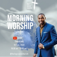 MORNING WORSHIP Template | PosterMyWall