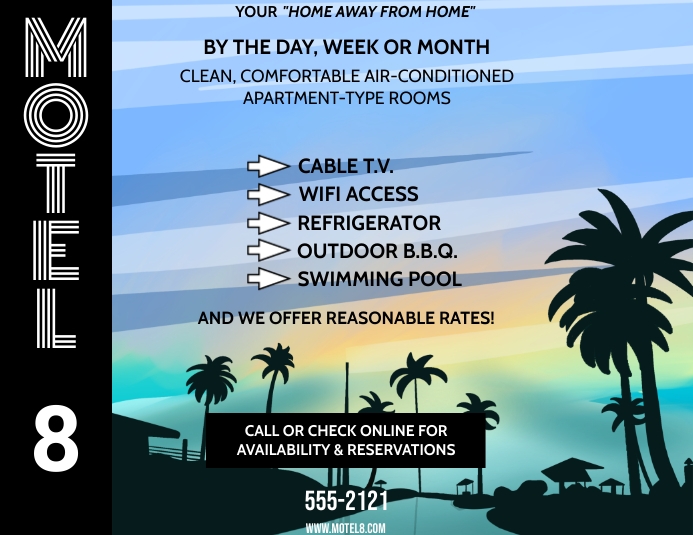 MOTEL Template | PosterMyWall