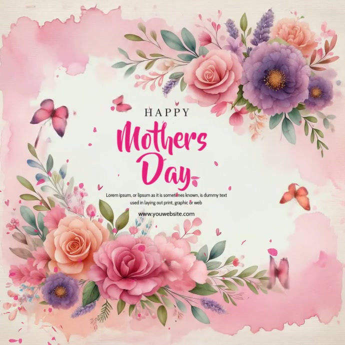 mother's day greeting card instagram post Template | PosterMyWall