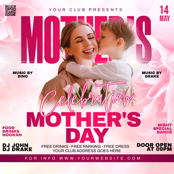 Mother's day party flyer Template | PosterMyWall