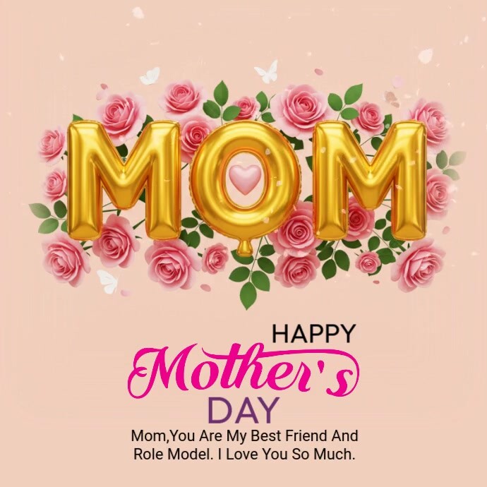 Mother`s Day Greetings Card Template | PosterMyWall