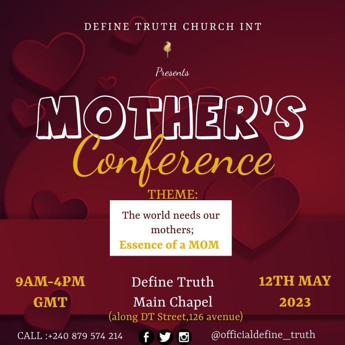 Copy of MOTHER'S CONFERENCE | PosterMyWall