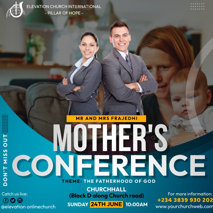 Mother's Conference Template | PosterMyWall