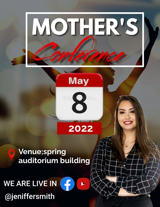 mother's conference Template | PosterMyWall