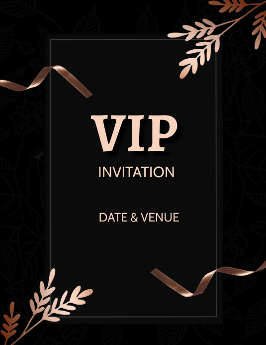 Event,retail,VIP invitation,party Template | PosterMyWall