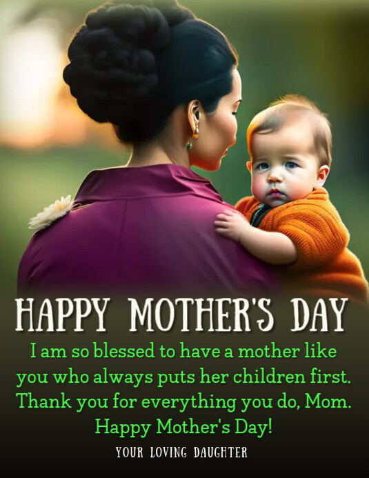 mother's day, wishes, greetings, posts Template | PosterMyWall