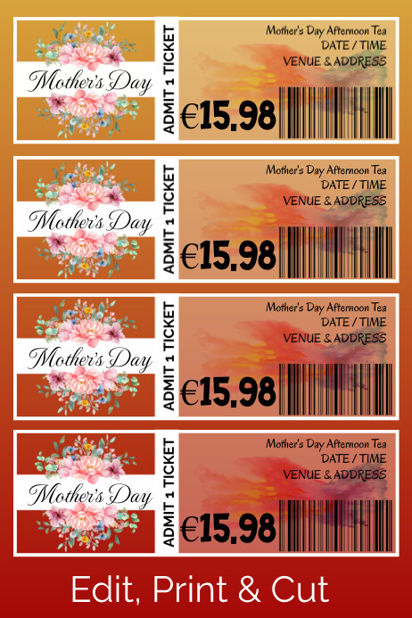 Mother's Day Afternoon Tea Template | PosterMyWall