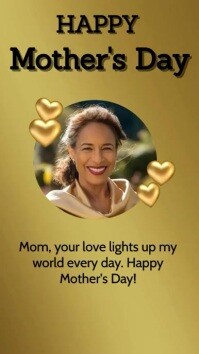 Mother's day animated greeting card template | PosterMyWall