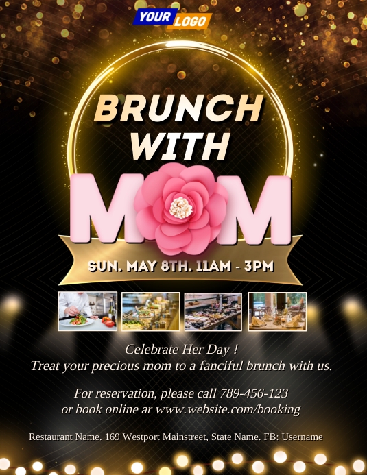 Mother's day brunch flyer Template | PosterMyWall
