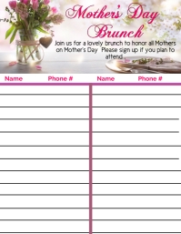 Bible Study sign up sheet Template | PosterMyWall