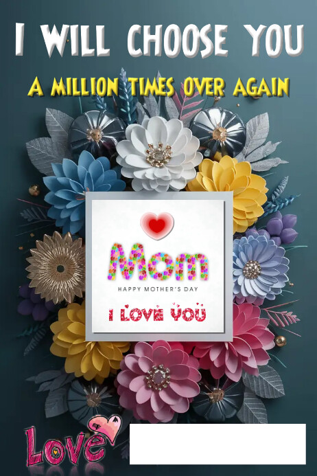 Mother's day cards and posters Template | PosterMyWall