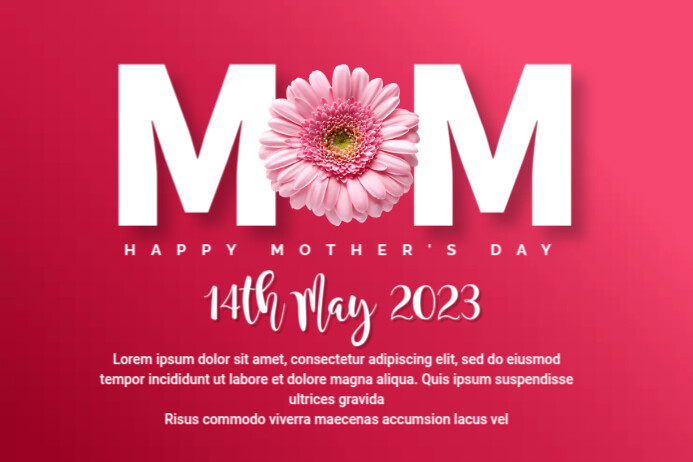 Mother's Day Celebration Ads Template | PosterMyWall