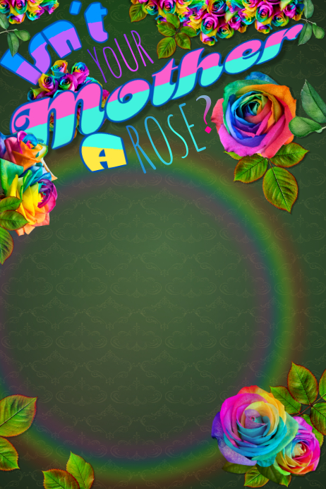 Copy of Mother's Day Celebration Holiday Dinner Party Rainbow Roses ...