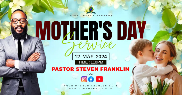 Copy of Mother's day church flyer | PosterMyWall
