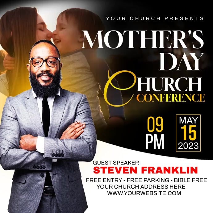 Mother's day church flyer Template | PosterMyWall